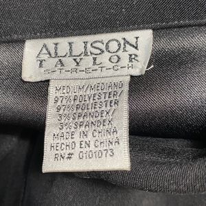Allison Taylor | Tops | Allison Taylor Stretch Shirt Womans Size M Faux ...